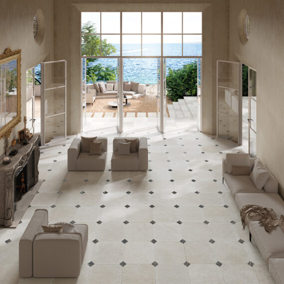 Ostuni Avorio 40x40 - Tendance Carrelage